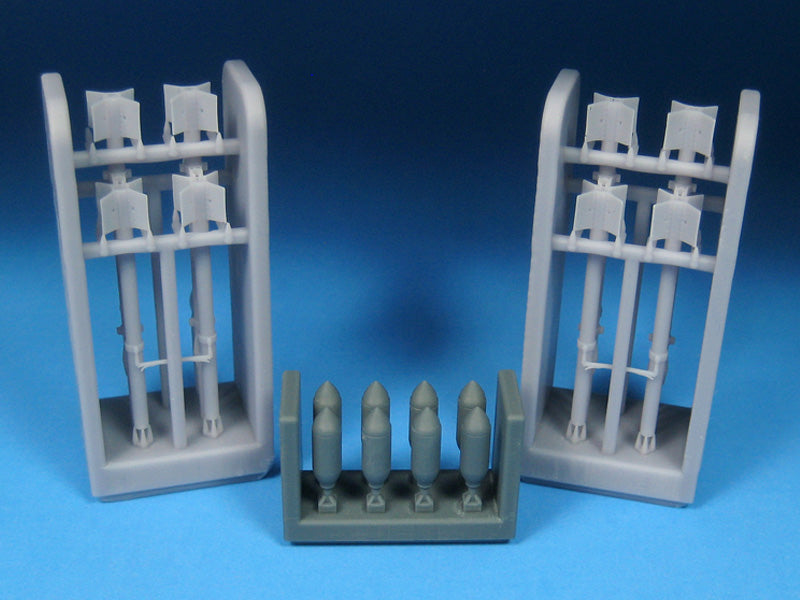 BR 48527 Sea Fury 2-Tier RP-3 Rockets and rails - 1/48 – Barracuda Studios